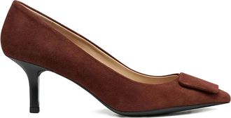Geox escarpins Kleopy 70 mm en daim - Marron