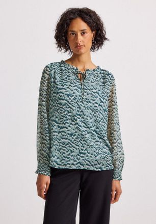 Street One Langarmbluse mit Rüschendetails