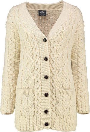 Carraig Donn Strickjacke im typischen Irland Aran Strick