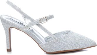 Xti 45272 Damen Kleid Silber, 39 EU (5,5 UK) Sandale mit Absatz