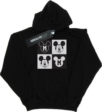 Disney Mickey Mouse Smiling Squares Kapuzenpullover f&uuml;r Damen (Schwarz)
