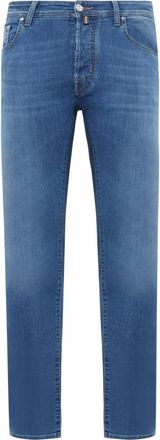 Jacob Cohen Stretchjeans Bard in dezenter Used-Optik, Slim Fit in