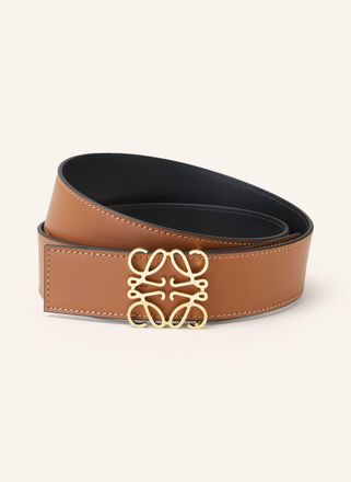 Loewe Lederg&uuml;rtel Zum Wenden braun