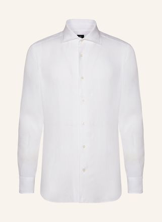 Boggi Milano Boggi Milano Leinenhemd Regular Fit weiss