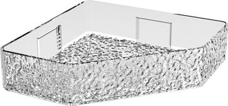 Generic Dreieckiger Eck-Duschorganisator - Wandhalterung, durchsichtiger, leicht zu reinigender Regalbeh&auml;lter, verschlei&szlig;feste Badezimmereinheit, f&uuml;r Conditio