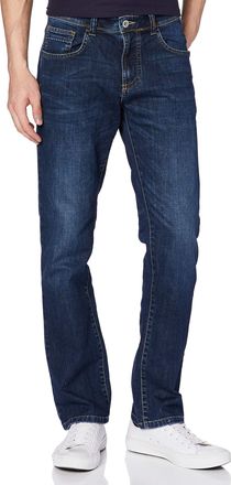 Camel Active Camel Active Herren Relaxed Fit Woodstock Stretch Jeanshose, Blau, 33W / 36L EU
