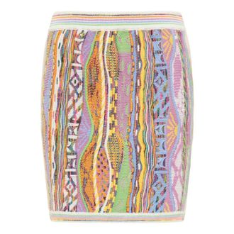 Carlo Colucci Jacquard Strickrock Cuya - - Skirts - Damen - Mehrfarbig - S