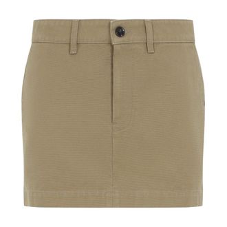 Balenciaga Mini-Baumwollrock - - Skirts - Damen - Beige - XS