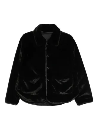 Maje doudoune &agrave; design r&eacute;versible - Noir