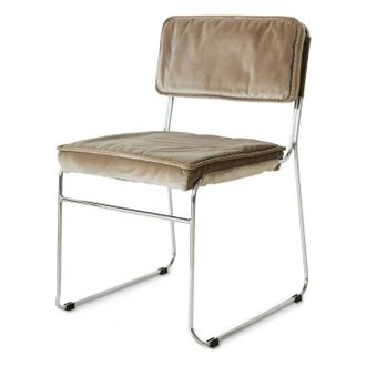 HKliving Chaises Endless en velours - Set de 2 HKliving