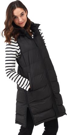 Regatta Damen Ganella Baffled Longline Weste Jacke, Schwarz, 42