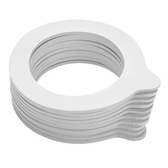 Diverse M&Auml;SER bocaux &agrave; Confiture S&eacute;rie Gothika, avec Fermeture &agrave; &eacute;trier, fabriqu&eacute; en Allemagne, de Nombreuses Tailles diff&eacute;rentes, Caoutchouc, Blanc., 500 ML 