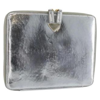 Prada Sac pochette Pre-owned - Femme - Pre-owned - Gris - Taille: ONE Size