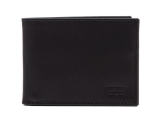 Levi's Mens Batwing Bifold Id Wallet, Regular Black