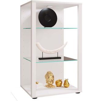 ebuy24 Ebuy24 - Ligne de base Glasol h. 90 x l. 52 x j. 44 cm Blanc