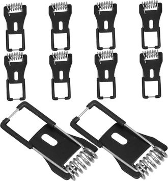 OSALADI 10 Stück Federklammern Für Led Einbauleuchten Federspannhalterungen Aus Robustem Stahl Sicherer Sitz Montagezubehör Für Deckenlampen Und Downlights
