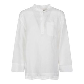 Max Mara Damen, Blusen & Hemden, Wei&szlig;, SGr&ouml;&szlig;e