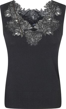 Ermanno Scervino Femme, Tops, Noir, Taille: 36 FR D&eacute;bardeur
