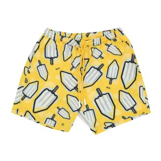 Dolly Noire Zitronenmuster Badehose Gelb - - Swimwear - Herren - Gelb - L