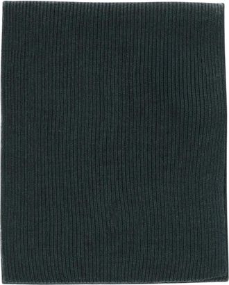 Polo Ralph Lauren Signature Pony Wool Scarf - Homme - Accessoires - Vert - Taille: ONE Size