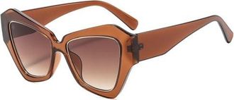 Generic Lunettes De Soleil Dext&eacute;rieur &Agrave; Grande Monture For Hommes Et Femmes, Id&eacute;ales For Les D&eacute;placements En Vacances Ou For F&ecirc;tes(Brown)