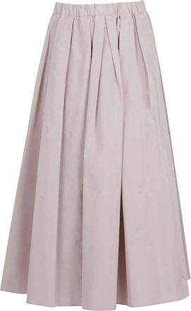 Max Mara Femme, Jupes, Rose, Taille: 42 FR Gonna midi in taffet&agrave;