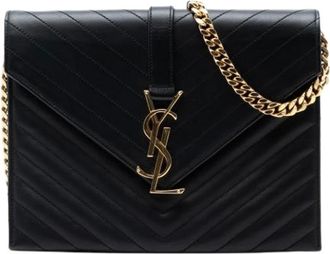 Saint Laurent Sac bandouli&egrave;re matelass&eacute; doccasion - Femme - Pre-owned - Noir - Taille: ONE Size