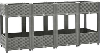 vidaXL Lit surélevé 160x40x71 cm Polypropylène - Vidaxl