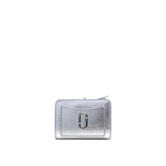 Marc Jacobs Metallic Mini Compact Wallet - - Accessories - Damen - Grau - ONE SIZE