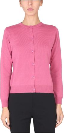 Moschino Femme, Pulls, Rose, Taille: 34 FR Buttoned Cardigan