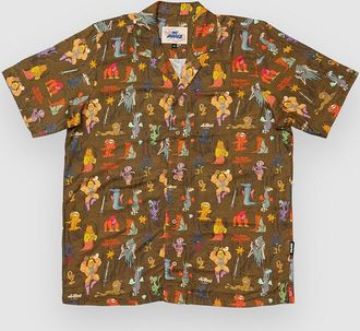 THE DUDES Citadelic Monsters Hawaiian Hemd multicolor