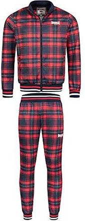 Lonsdale Survêtement Homme Coupe étroite WICKSTONE Blue/White/Red 3XL