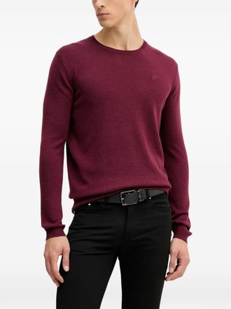 Karl Lagerfeld Pullover mit rundem Ausschnitt - Rot