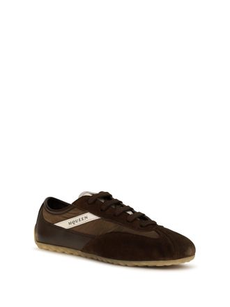 Alexander McQueen Womens Boxe Sneakers Brown-Brown Upper: Suede; Sole: Rubber Brown/brown