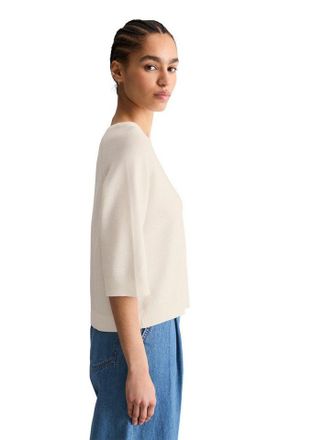 Marc O'Polo Denim Strickpullover aus kompaktem Baumwollgarn
