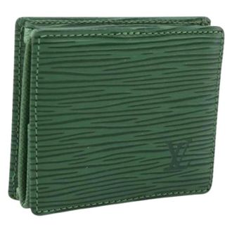 Louis Vuitton Porte-monnaie Pre-owned - Femme - Pre-owned - Vert - Taille: ONE Size