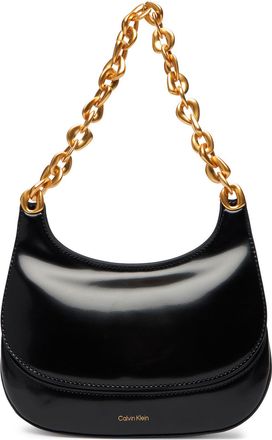 Calvin Klein Handtasche Calvin Klein Chain Shoulder Bag LV04F3403G Schwarz