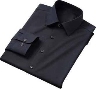 Generic Chemise &agrave; manches longues en laine &eacute;lastique douce pour homme, 2285-09, XXL