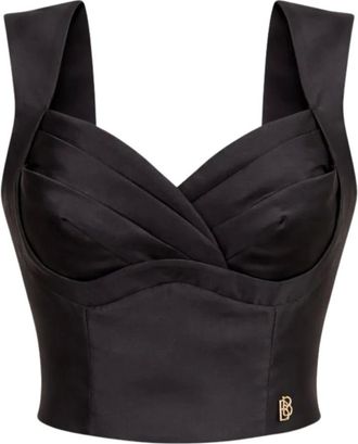 BABYLON Femme, Tops, Noir, Taille: 40 FR Bustier Top