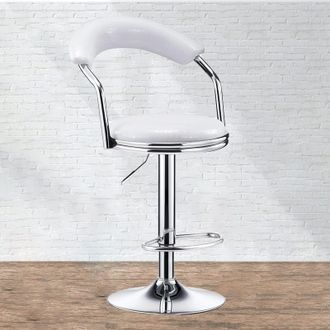 Generic Barhocker, drehbarer und h&ouml;henverstellbarer Hochstuhl, stilvoll, Flache PU-Sitzfl&auml;che, SGS-gepr&uuml;fte Luftfederung, verstellbare Sitzh&ouml;he (60-80 cm), ge