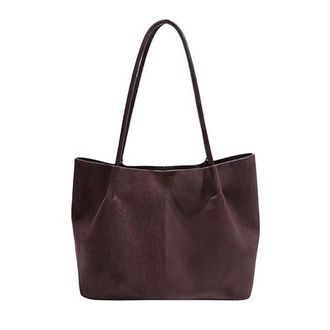 Generic Sac &agrave; main tendance en daim synth&eacute;tique pour femme, fille, sac &agrave; main simple pour l&eacute;cole, le travail, le shopping, les voyages, usage quotidien, caf&eacute;,