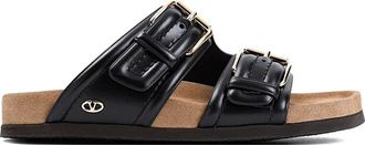 Valentino Garavani Femme, Chaussures, Noir, Taille: 36 EU Criss Cross Slippers