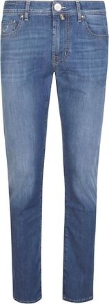 Jacob Cohen Homme, Jeans, Bleu, Taille: W35 5 Pockets Slim Fit Bard Jeans