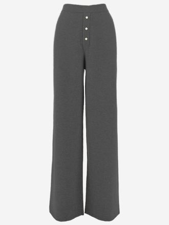 Guest In Residence Womens Everywhere Cashmere Pants Grey Trousers