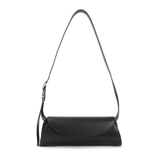 Jil Sander Homme, Sacs, Noir, Taille: ONE Size Sac à Main en Cuir Noir Élégant et Polyvalent