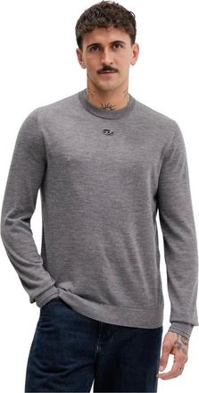 Diesel Herren, Strickwaren, Grau, 2XLGr&ouml;&szlig;e