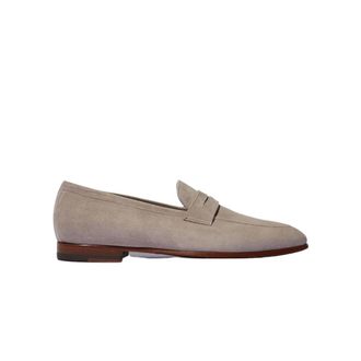 Scarosso Taupe Penny Loafer - - Shoes - Herren - Beige - 40 1/2 EU