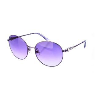 Swarovski Ovale Acetat Sonnenbrille mit Kristallen - - Accessories - Damen - Lila - ONE SIZE