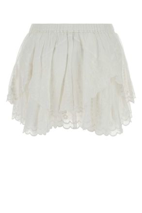 Isabel Marant Layale Mini Shorts - White