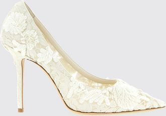 Jimmy Choo London Escarpins Love en dentelle &agrave; bout pointu et talon haut